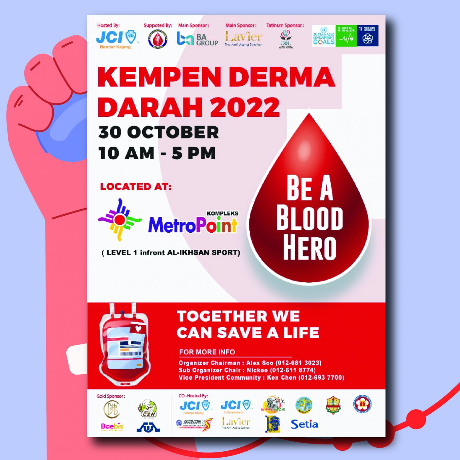 Blood Donation – Metro Point Complex