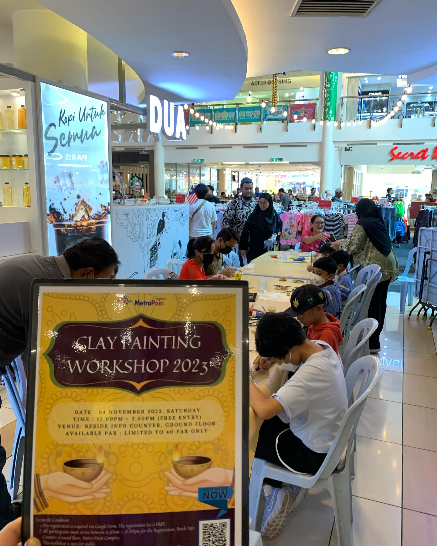 Clay Painting Workshop 2023 – Metro Point Complex